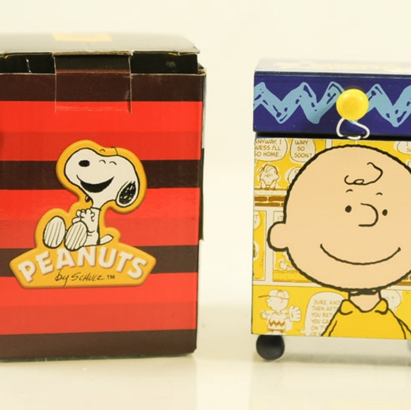 Peanuts | Accents | Peanuts Multi Picture Wooden Trinket Box New | Poshmark
